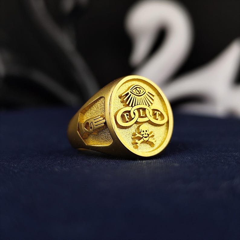 Odd Fellows Signet Ring: Freemason Fraternal Order Jewelry - Etsy