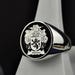 Engraved Family Crest Signet Ring: Sterling Silver Heirloom Jewelry - Etsy