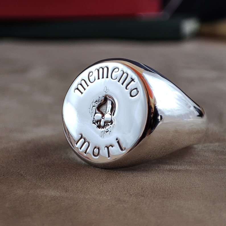 Momento Mori Ring / Momento Mori Necklace / Amor Fati Ring / - Etsy