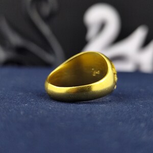 Vermeil Masonic Signet Ring / Freemasonry Ring With G Emblem / Masonic ...