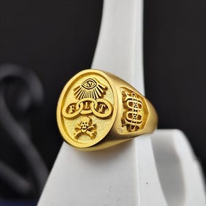 Odd Fellows Signet Ring: Freemason Fraternal Order Jewelry - Etsy