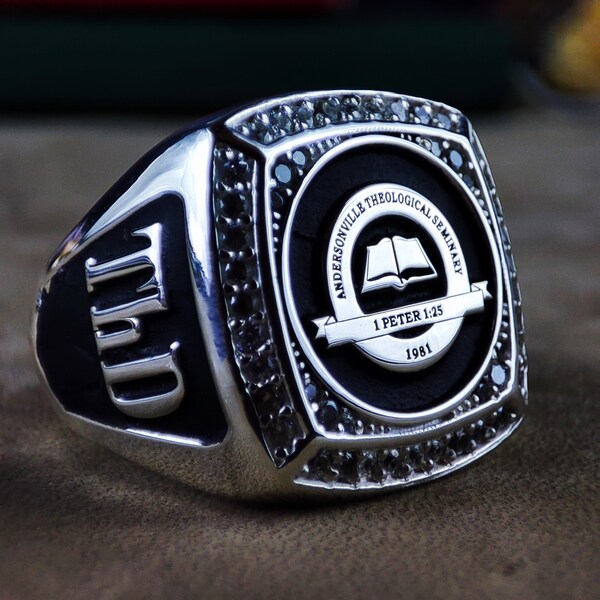 University Ring - Etsy