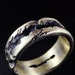 Rustic Sterling Silver Ring: Handmade Textured Unisex Band - Etsy
