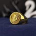 Gold Bitcoin Signet Ring – Exclusive Blockchain Jewelry for Crypto ...