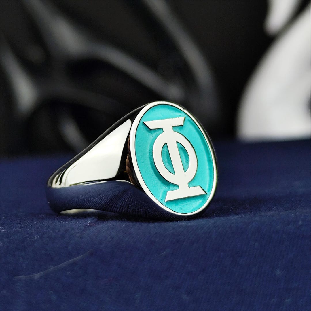 Custom Oval Signet Ring: Engraved Logo, Sterling Silver or Gold - Etsy
