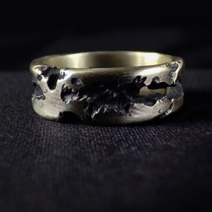 Rustic Handmade Boho Ring – Vintage-inspired Band in Gold, Silver, or ...