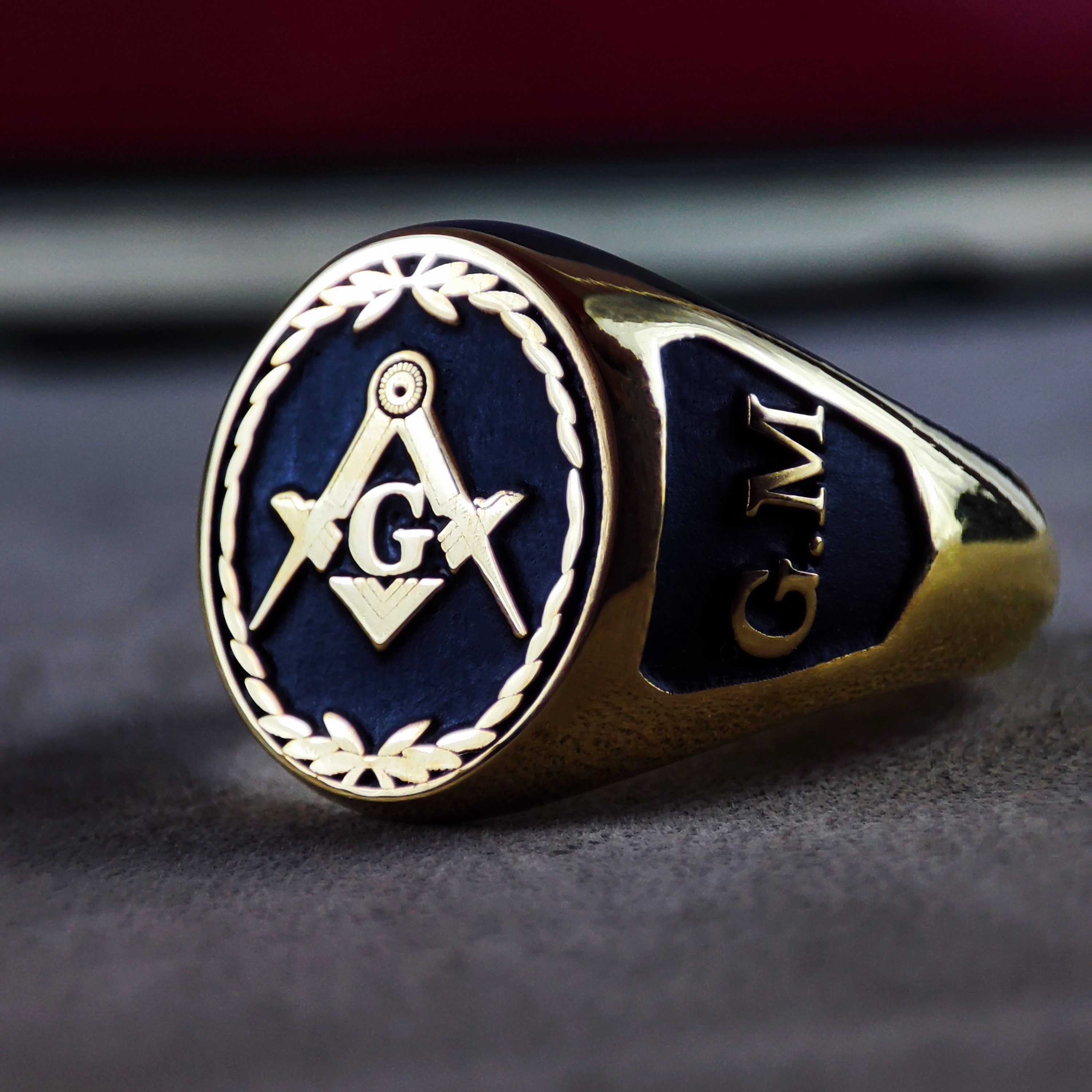 Masonic Ring / Freemason Ring / Masonic Jewelry / Masonic Gift - Etsy