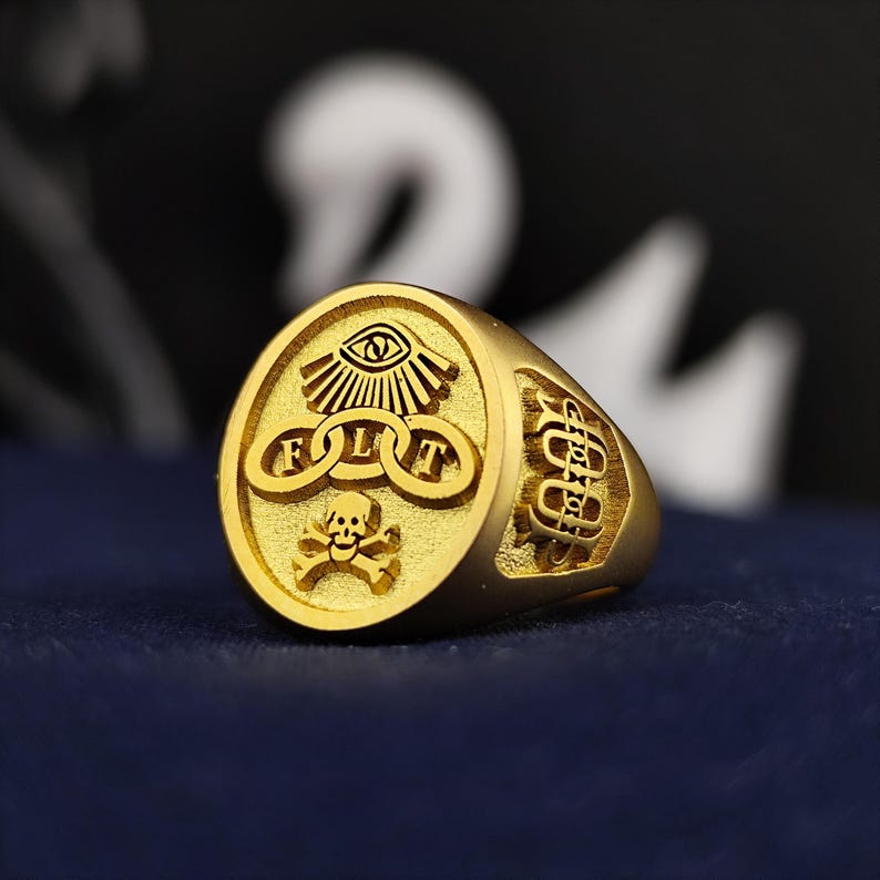 Odd Fellows Signet Ring: Freemason Fraternal Order Jewelry - Etsy