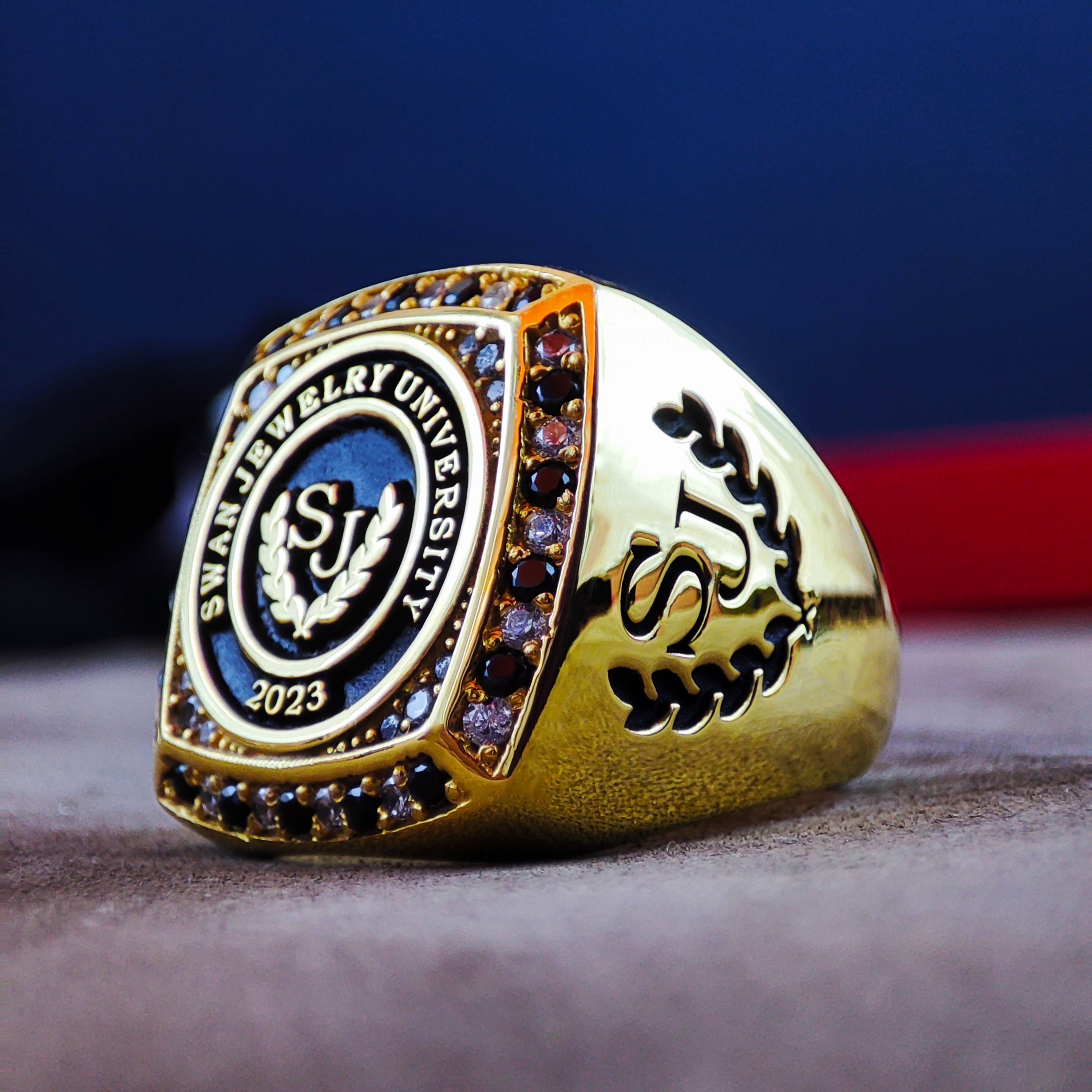 University Ring Class Ring College Ring Graduation Ring High - Etsy