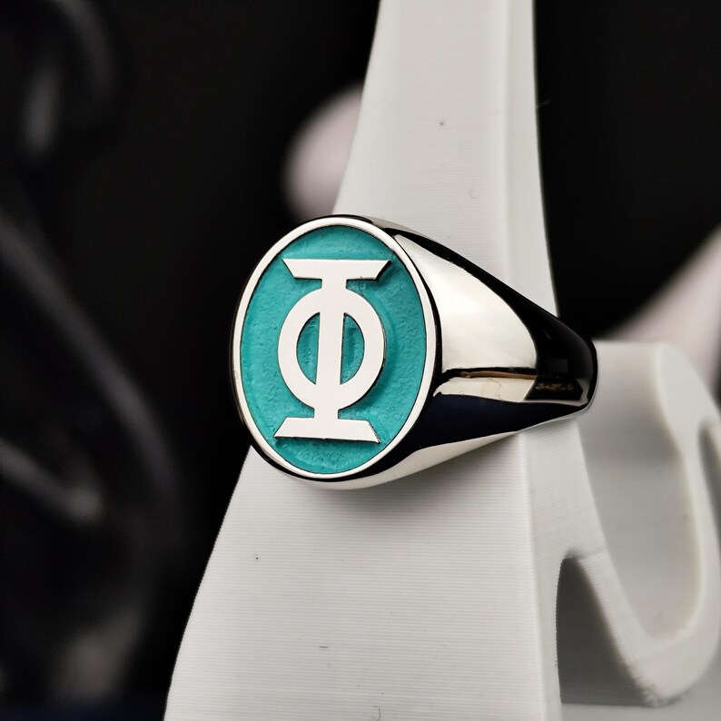 Custom Oval Signet Ring: Engraved Logo, Sterling Silver or Gold - Etsy