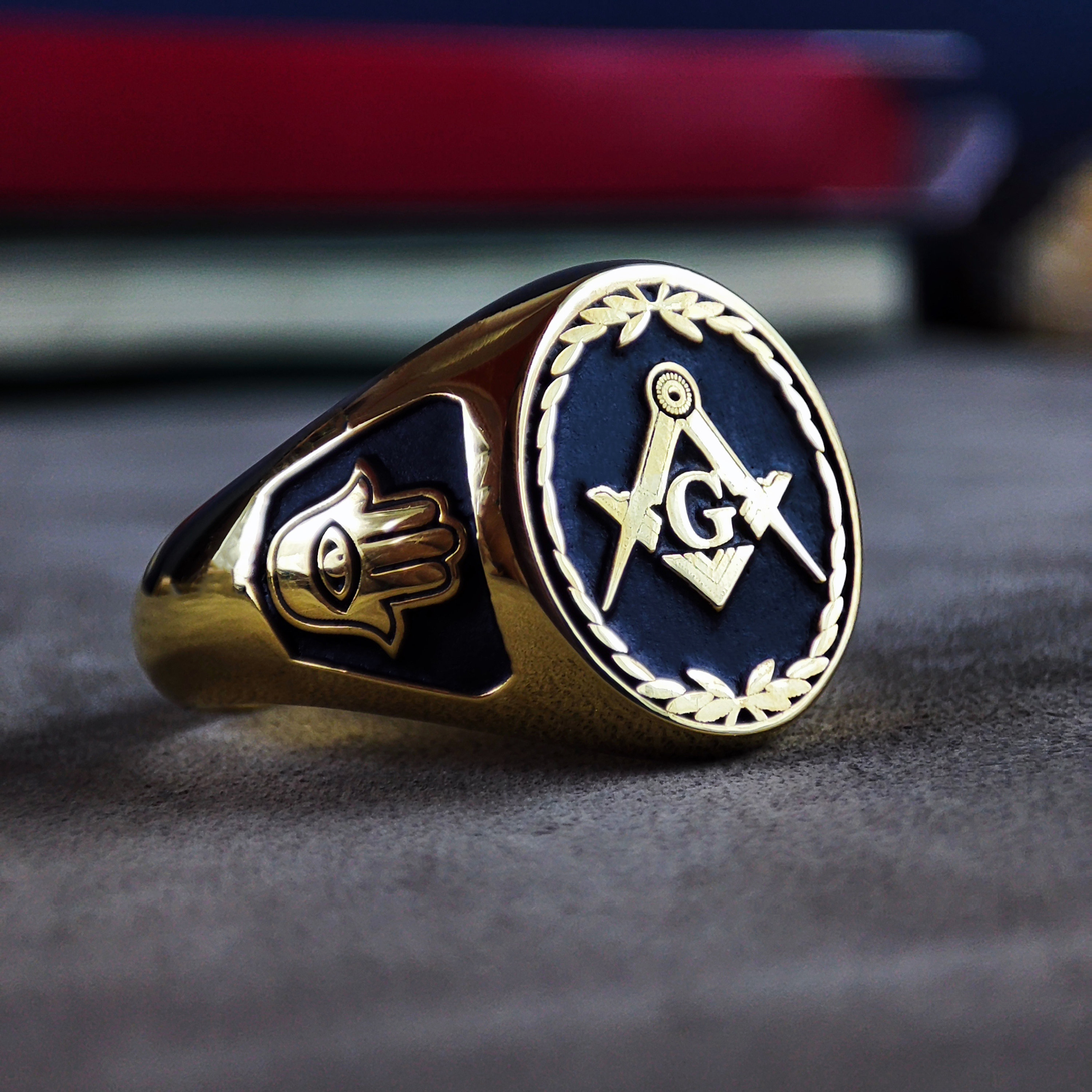 Masonic Ring / Freemason Ring / Masonic Jewelry / Masonic Gift - Etsy