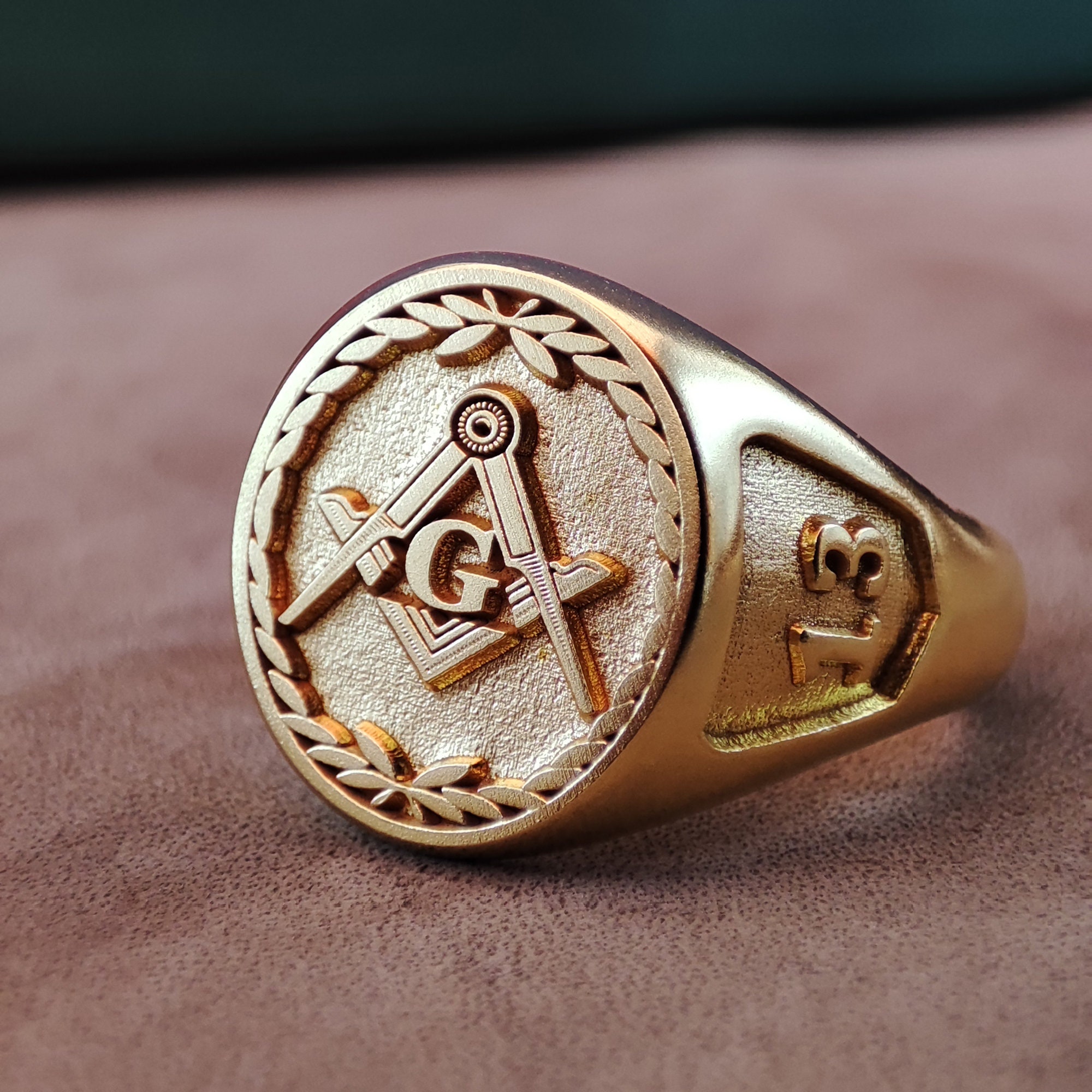 Masonic Rings Silver Masonic Rings Master Mason Rings Gold - Etsy