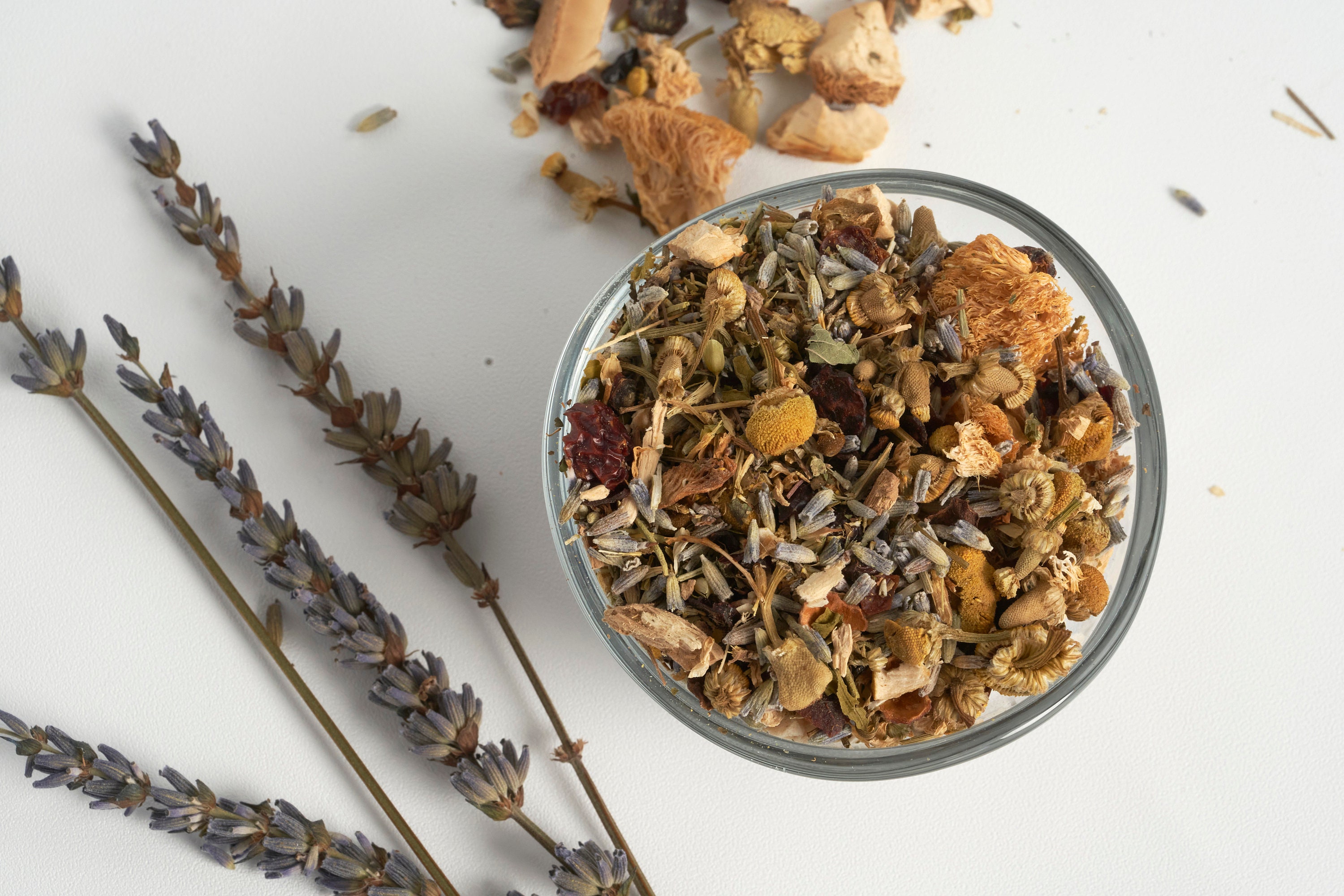 Serenity Lion's Mane Mushroom Tea, Chamomile, Lavender - Etsy