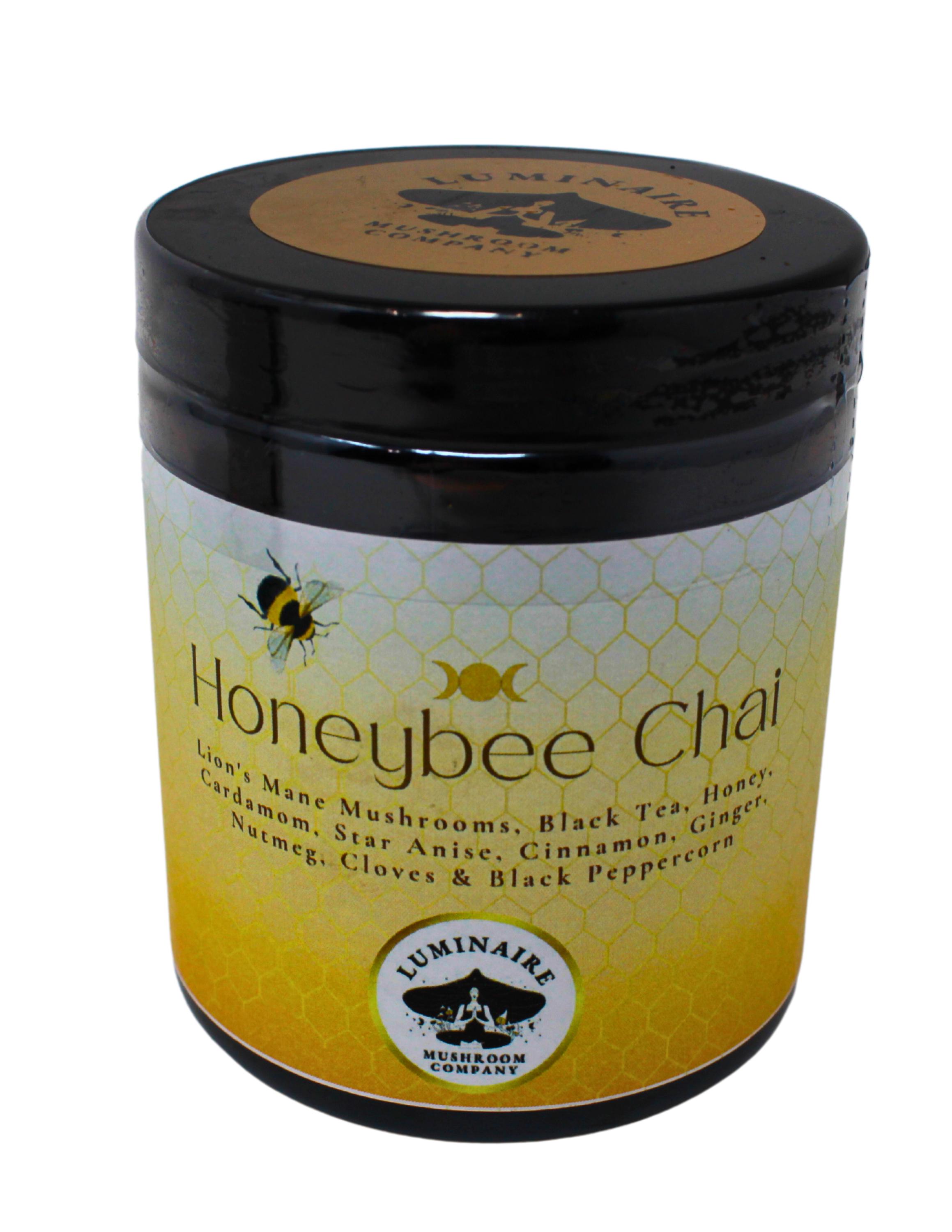 Honeybee Honey Chai Powdered Tea, Lion’s Mane Mushroom, Black Tea, Chai ...