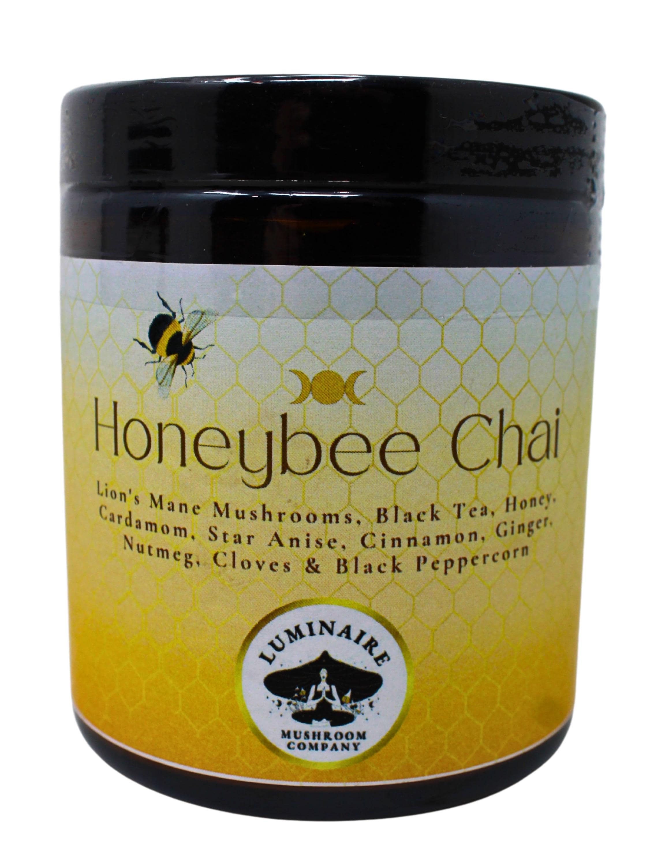 Honeybee Honey Chai Powdered Tea, Lion’s Mane Mushroom, Black Tea, Chai ...