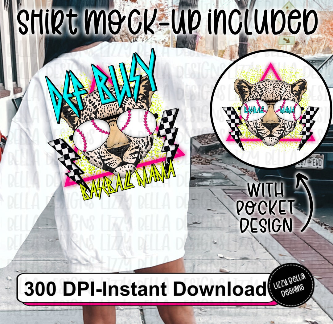 Def Busy Baseball Mama PNG, Trendy Png, Digital Download, Baseball Png ...