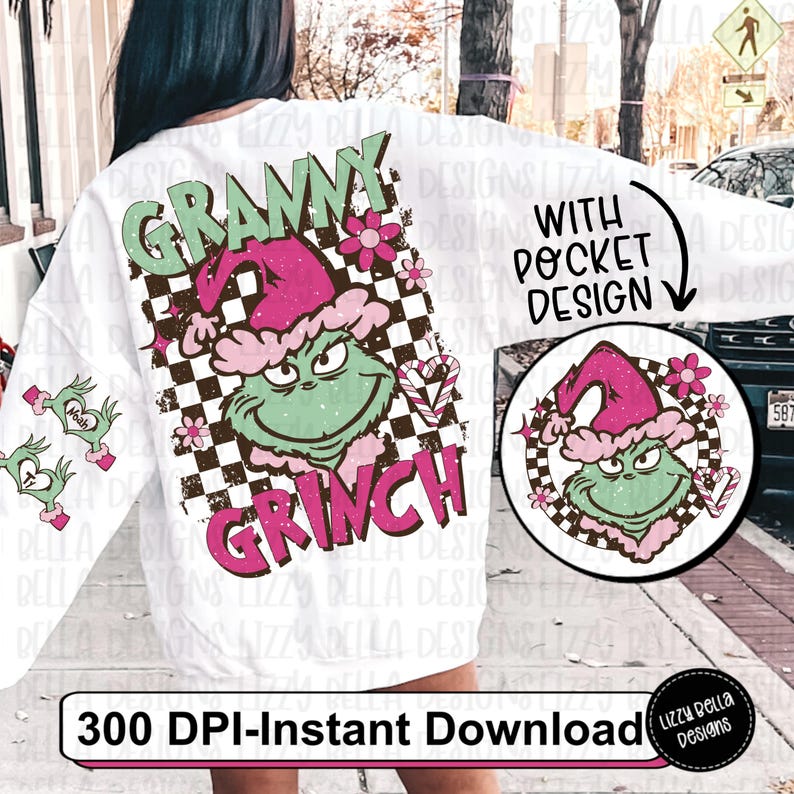Granny Grinch, Granny Grinch Png, Grinch Png, the Grinch Png, Grinch ...