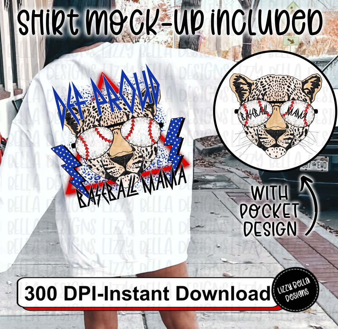 Def Proud Baseball Mama PNG, Trendy Png, Digital Download, Baseball Png ...