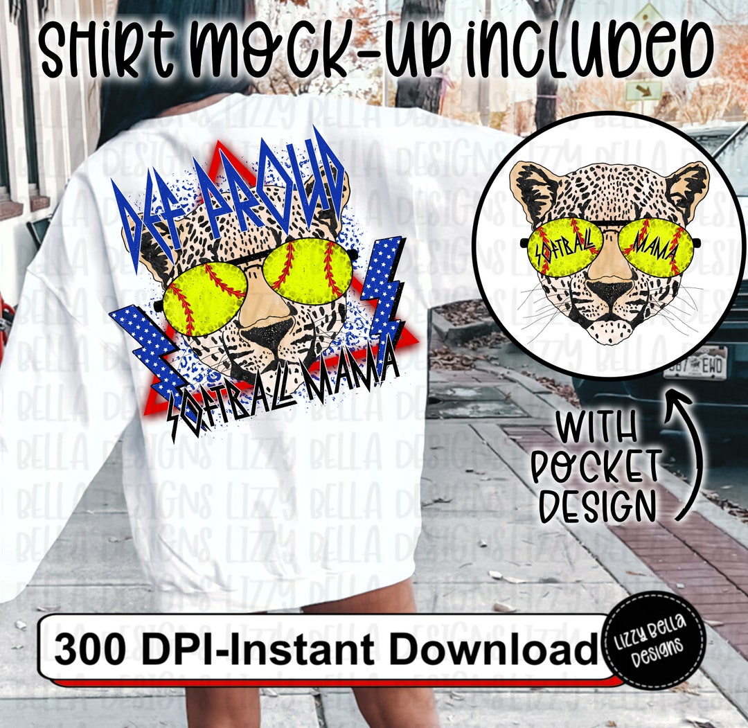 Def Proud Softball Mama PNG, Trendy Png, Digital Download, Softball Png ...