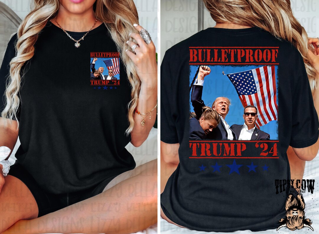 Bulletproof Trump '24 Png, Attempted Assassination Donald Trump PNG ...