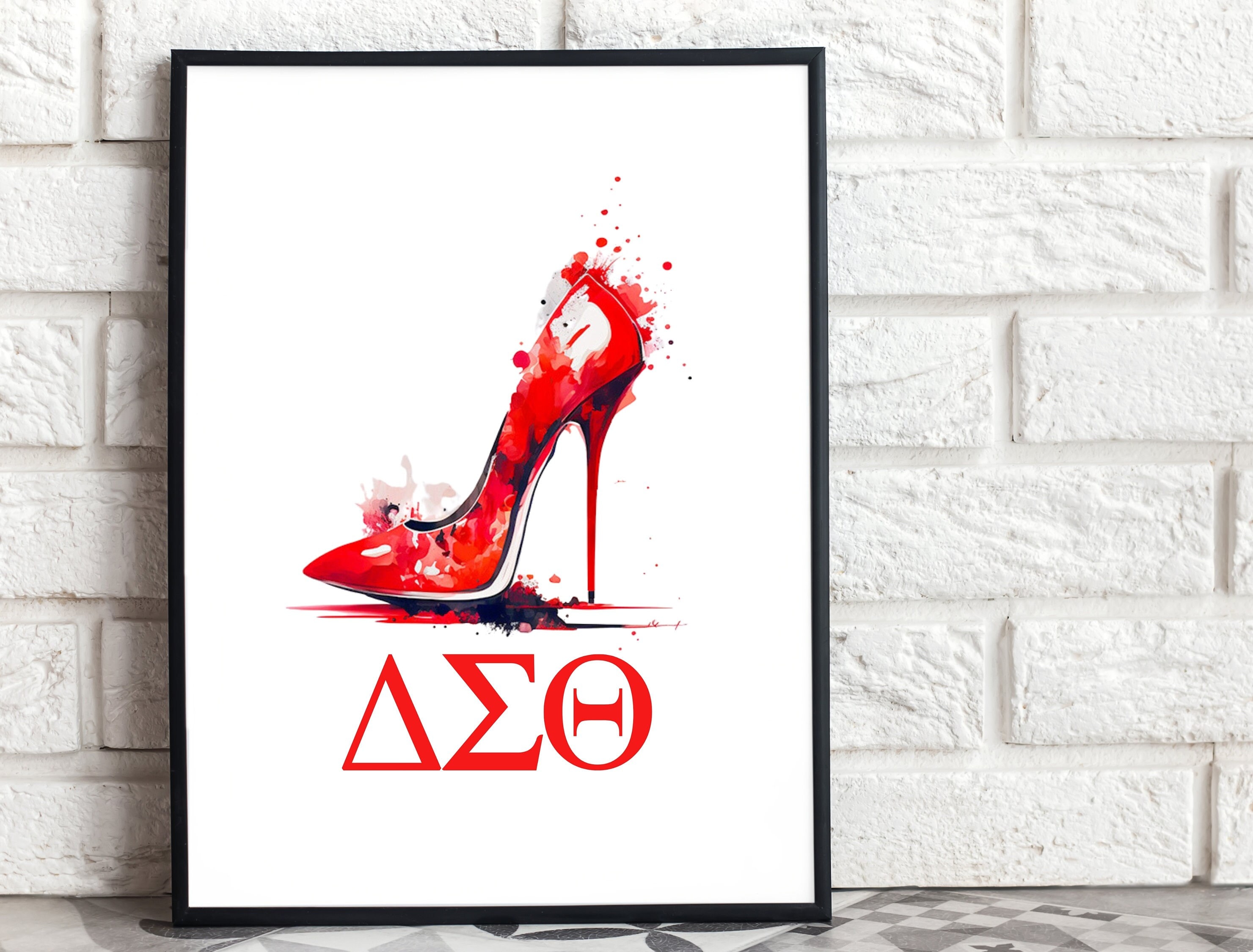 Delta Sigma Theta Sorority Digital Wall Art, Printable Art, Instant ...