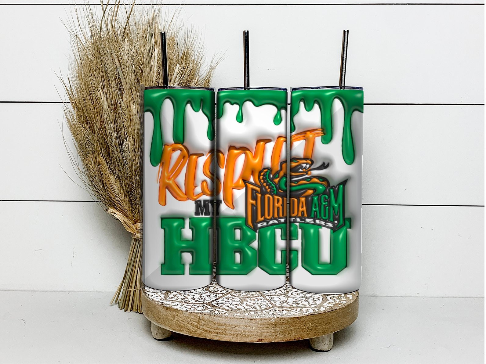 Inflated, Florida A&M University, FAMU, Tumbler Wrap, 20oz, HBCU ...