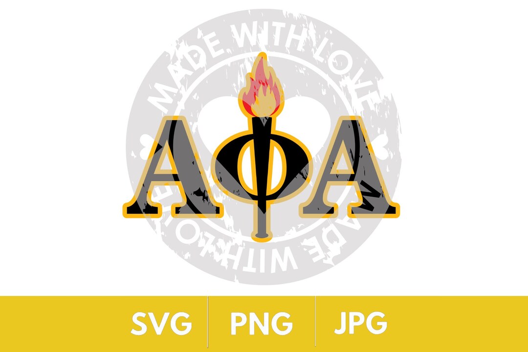 Alpha Phi Alpha, Faternity, Clipart, SVG, A Phi A, Cricut,png, Gold ...