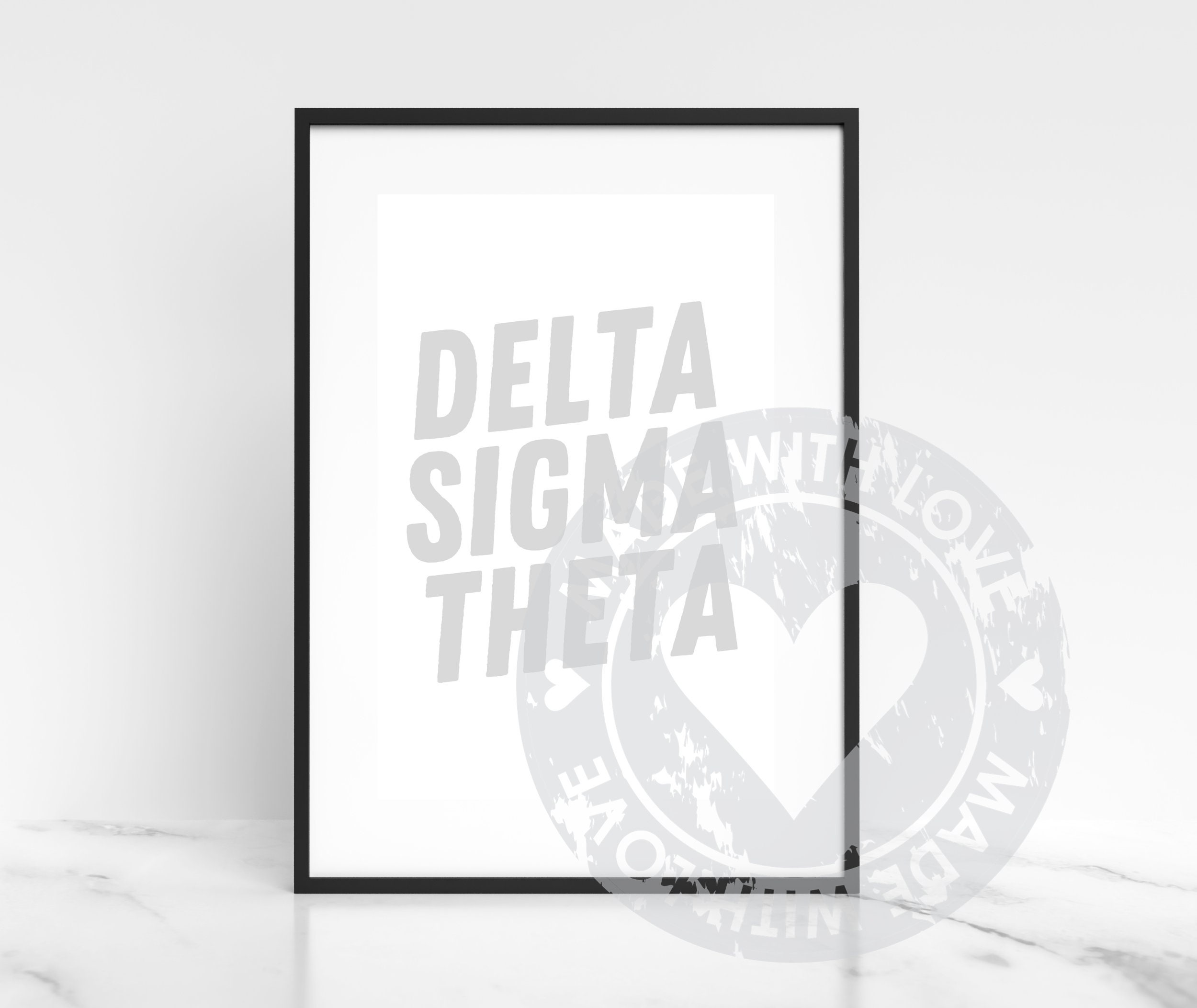 Delta Sigma Theta, Sorority, Sisterhood, Wall Art Set, PRINTABLE ...