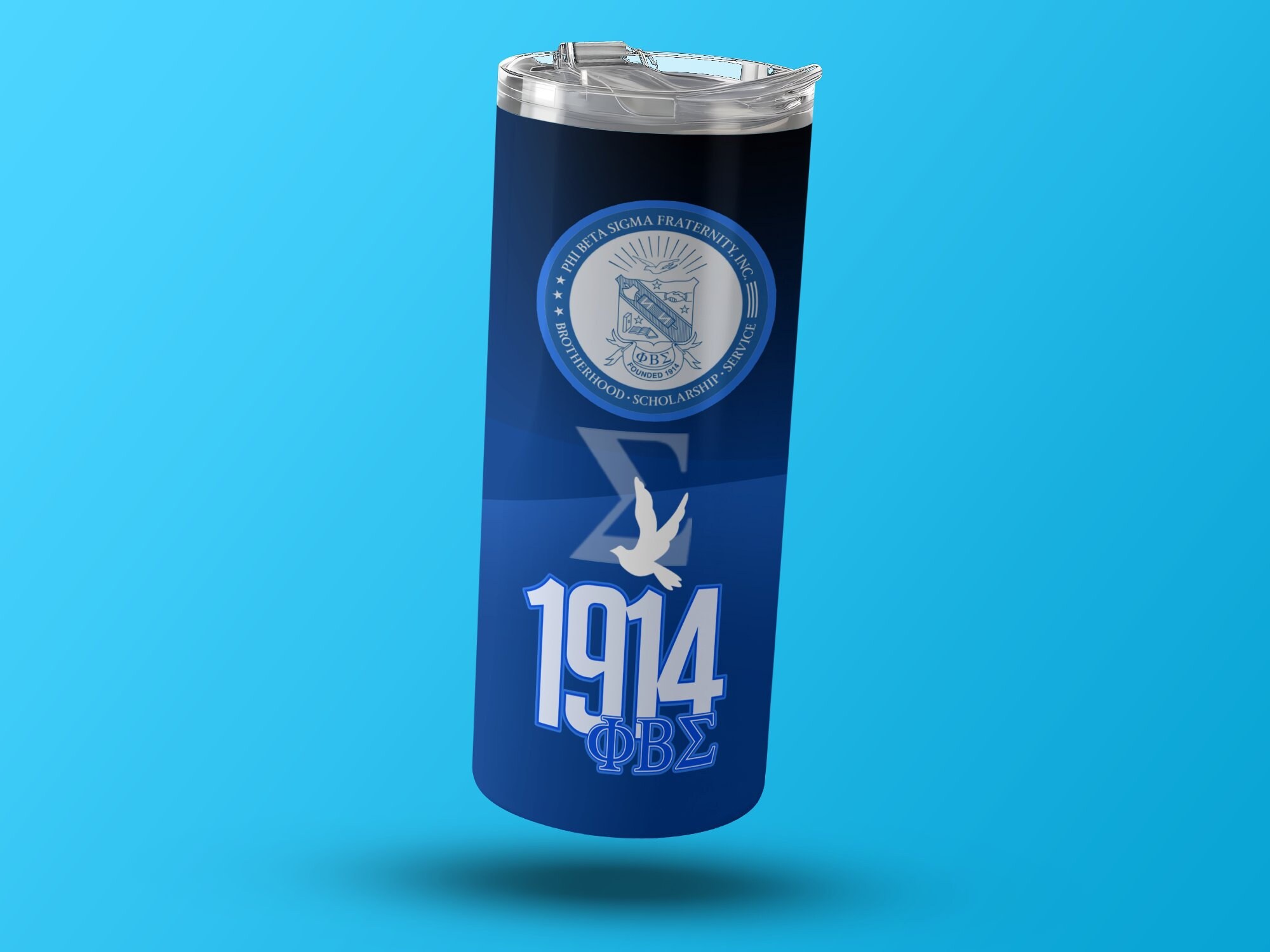 Phi Beta Sigma, Tumbler Wrap, Faternity, Tumbler Sublimation, Skinny 20oz Straight, Gift ...