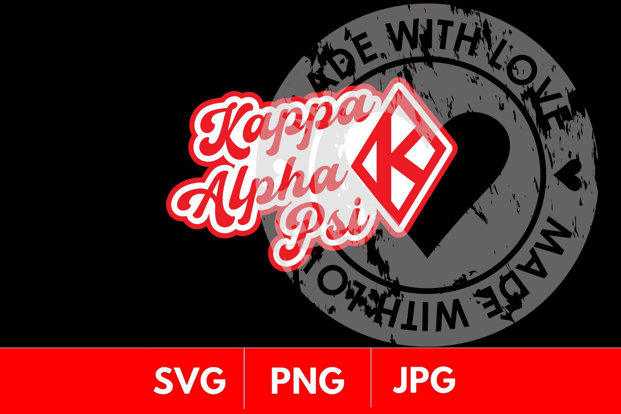Kappa Alpha Psi, Nupe, Clipart, SVG, Cut File, KAP, Cricut,png, Red ...