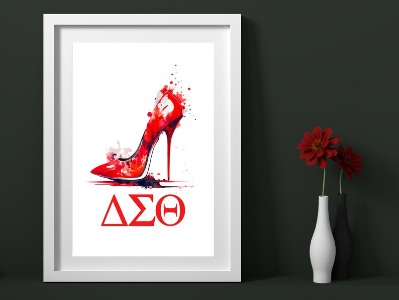 Delta Sigma Theta Sorority Digital Wall Art, Printable Art, Instant ...