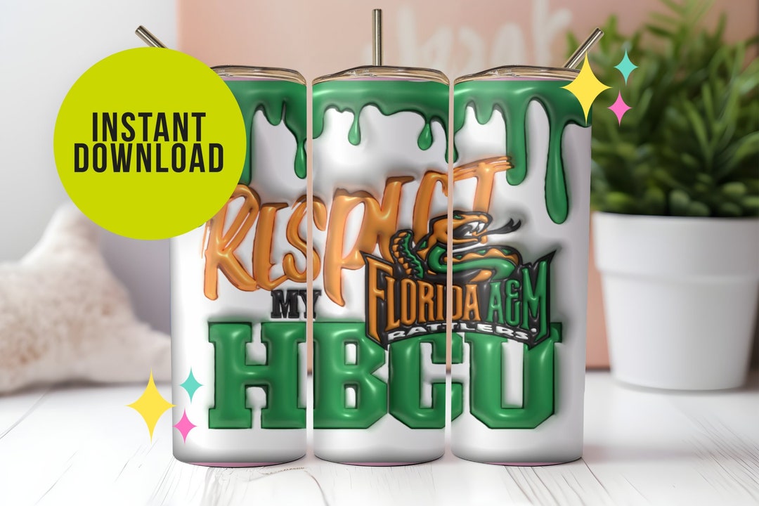 Inflated, Florida A&M University, FAMU, Tumbler Wrap, 20oz, HBCU ...