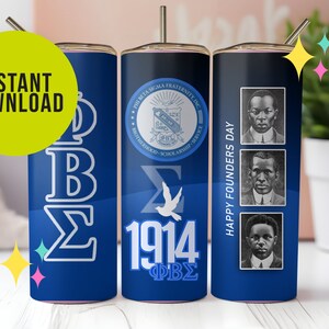 Phi Beta Sigma, Tumbler Wrap, Faternity, Tumbler Sublimation, Skinny 20oz Straight, Gift ...