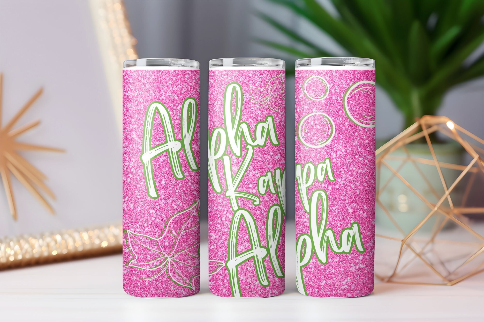 Alpha Kappa Alpha, AKA, Tumbler Wrap, Sorority, Sublimation, Skinny ...
