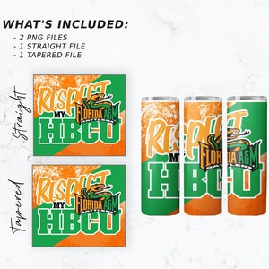 Florida A&M University, FAMU, Tumbler Wrap, 20oz, HBCU, Historically ...