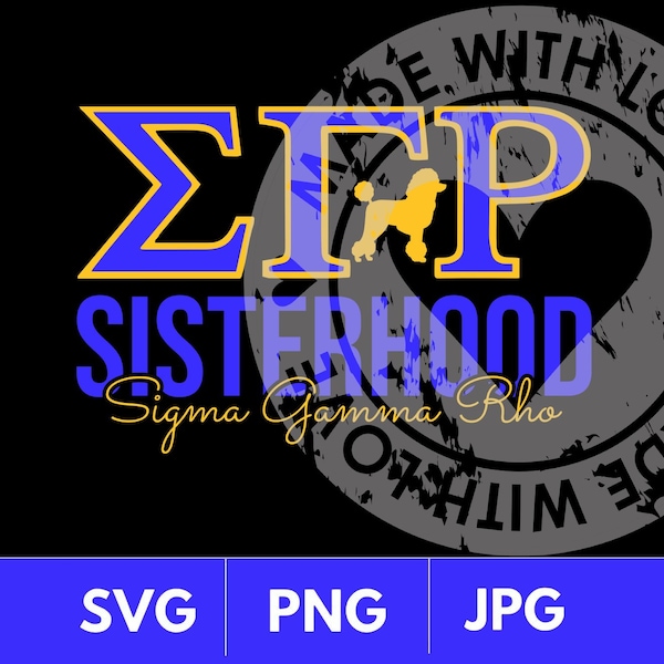 Sigma Gamma Rho Svg - Etsy