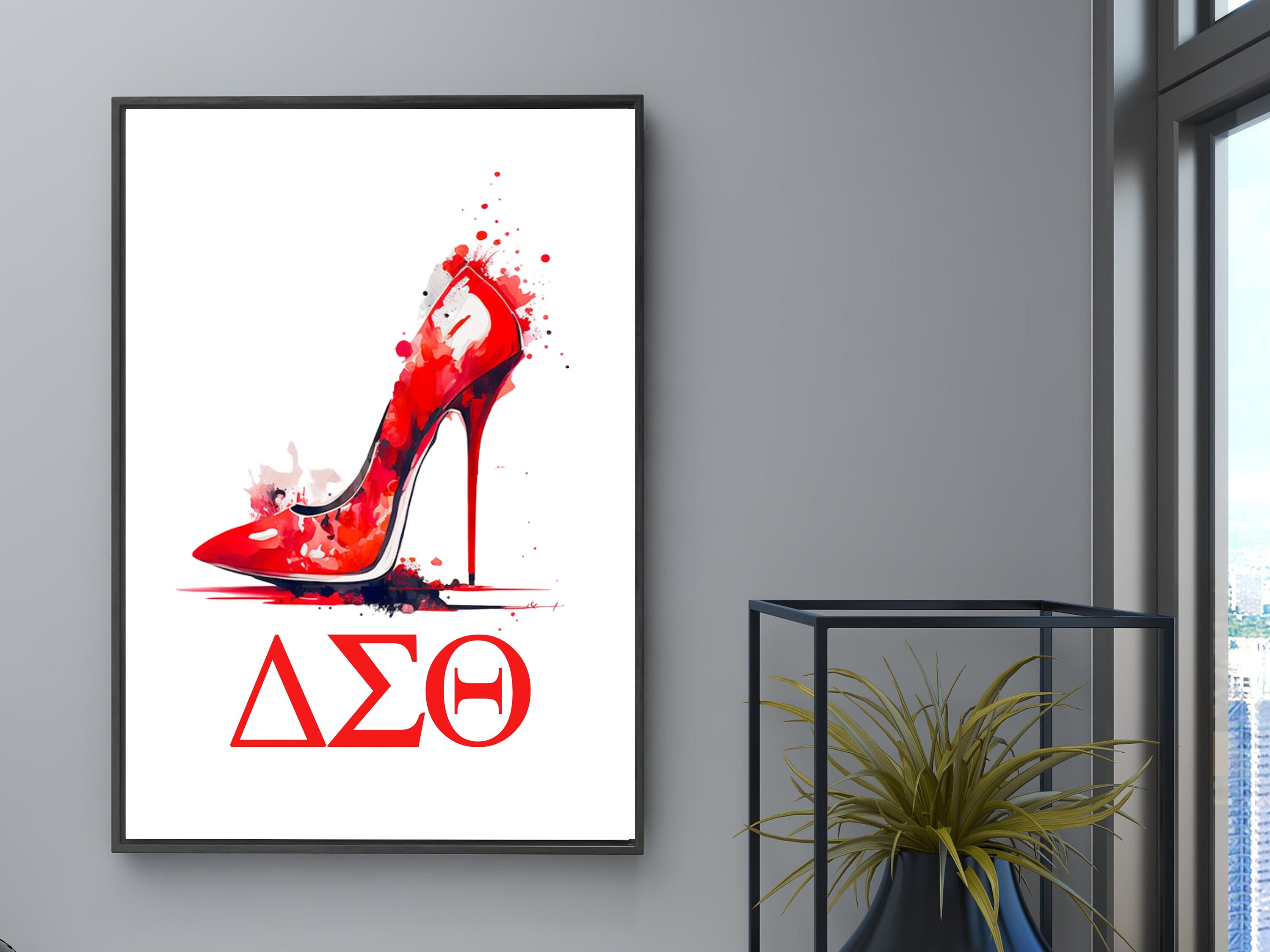 Delta Sigma Theta Sorority Digital Wall Art, Printable Art, Instant ...