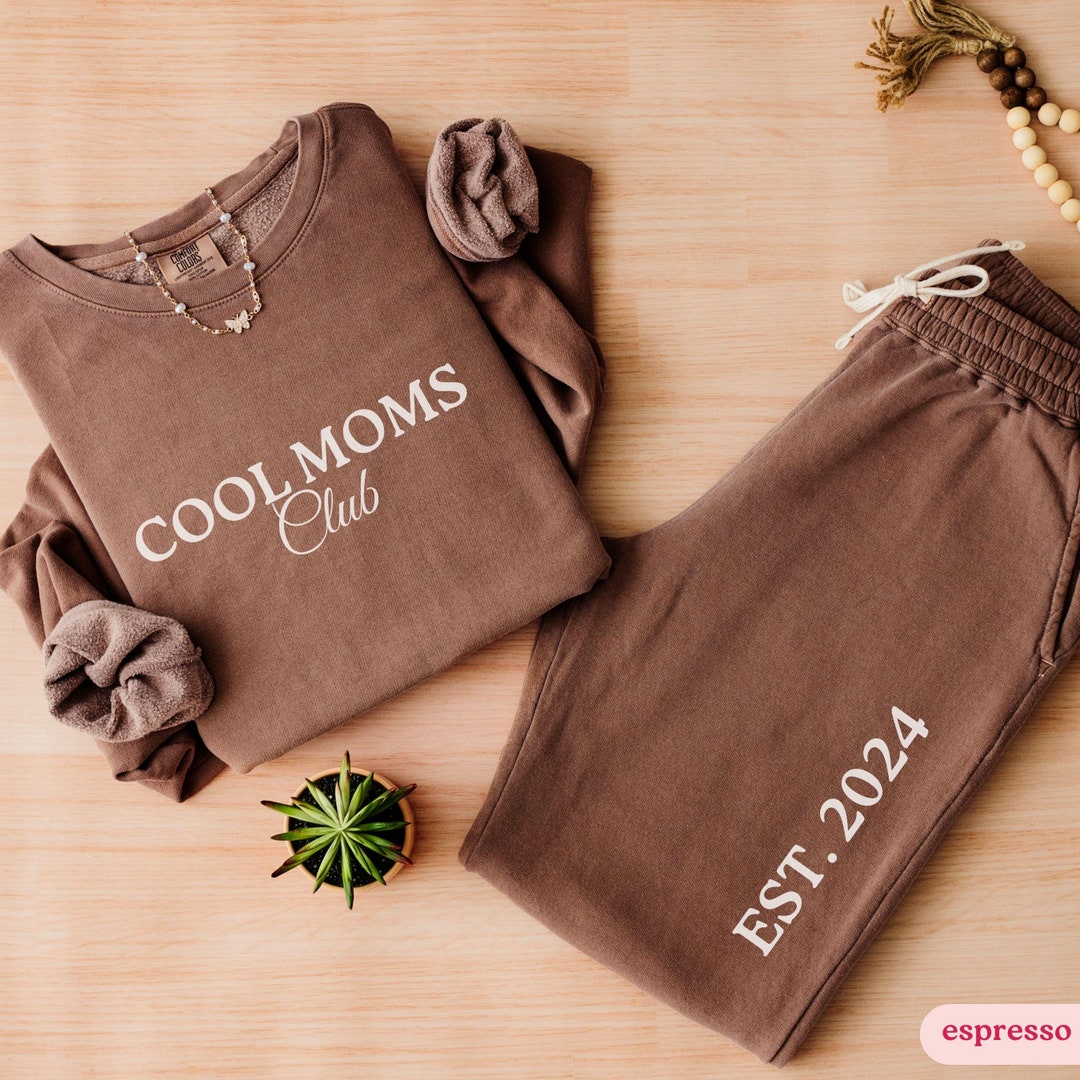 Custom Cool Moms Club Sweatshirt and Sweatpants Mom Appreciation Gift ...