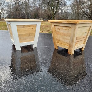 Indoor/outdoor Wood Planter - Etsy