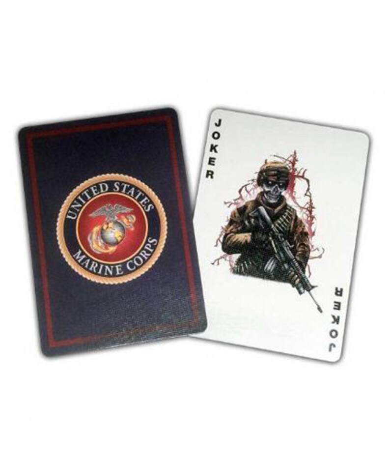 USMC Playing Cards With marine Corps dice - USA - Etsy