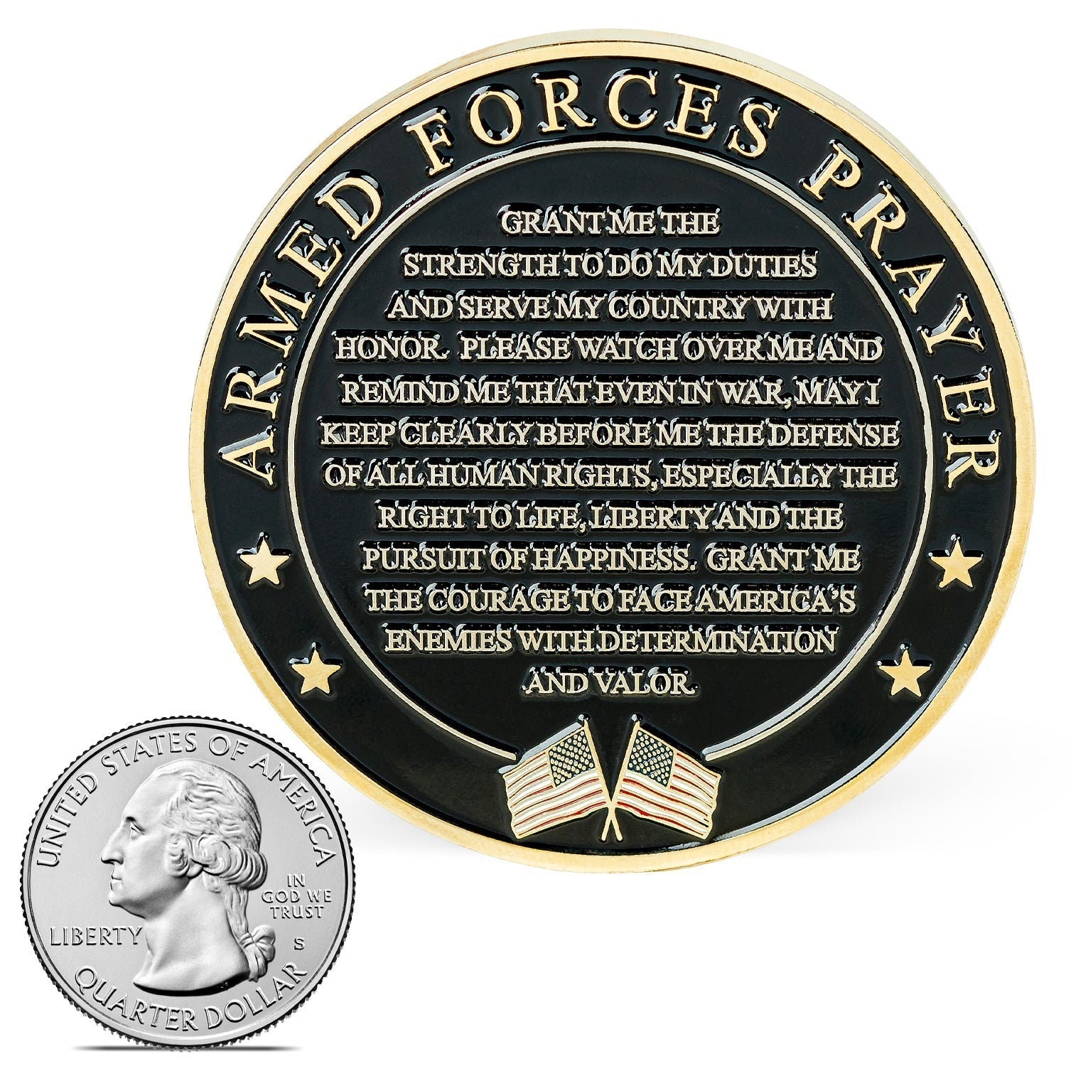 Navy Armed Forces Prayer Coin - US NAVY Valor Challenge Coin - Etsy