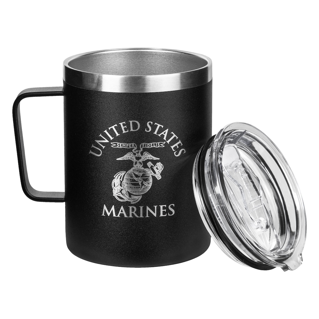 Military Coffee Tumbler With Lid - 12oz (different Options Available ...