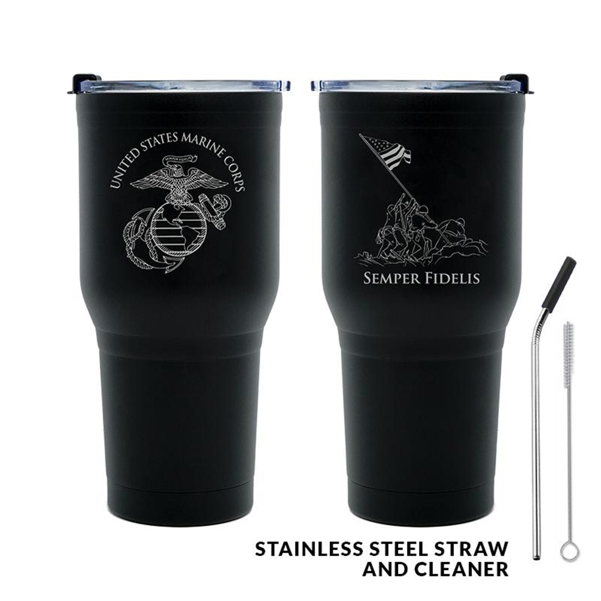 USMC Dual Logo Tumbler 30oz - Etsy