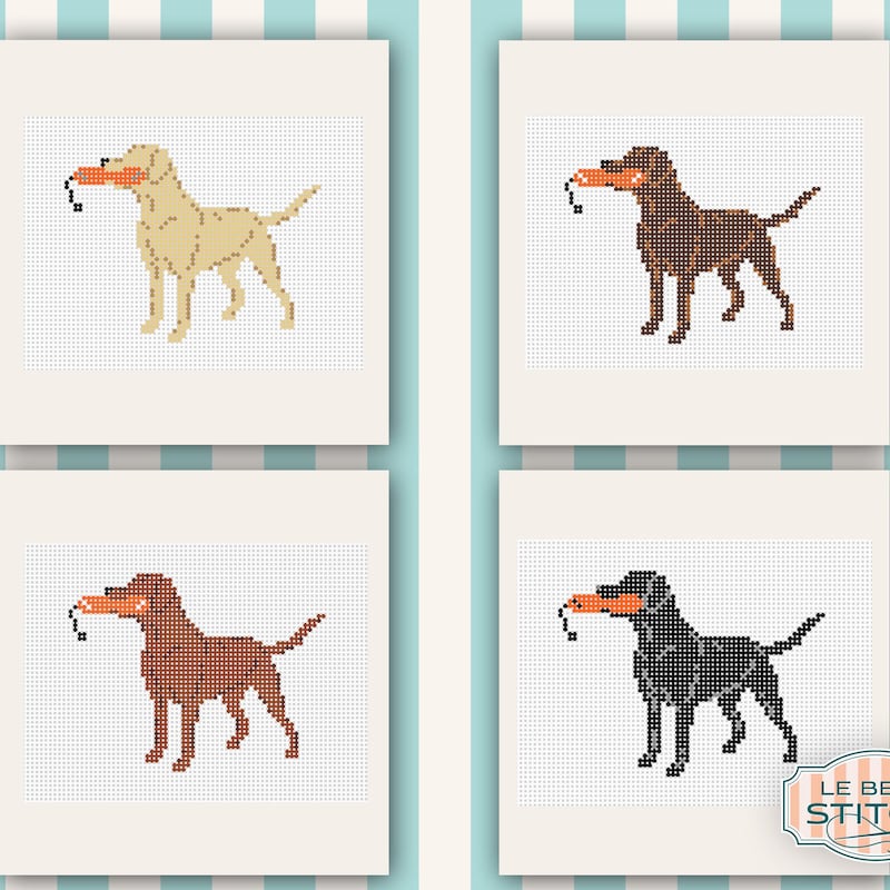 Dog With Duck Needlepoint - Etsy