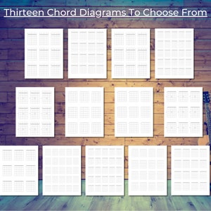 Printable Guitar Songwriting Paper Bundle - Blank Sheets, 18 Templates ...