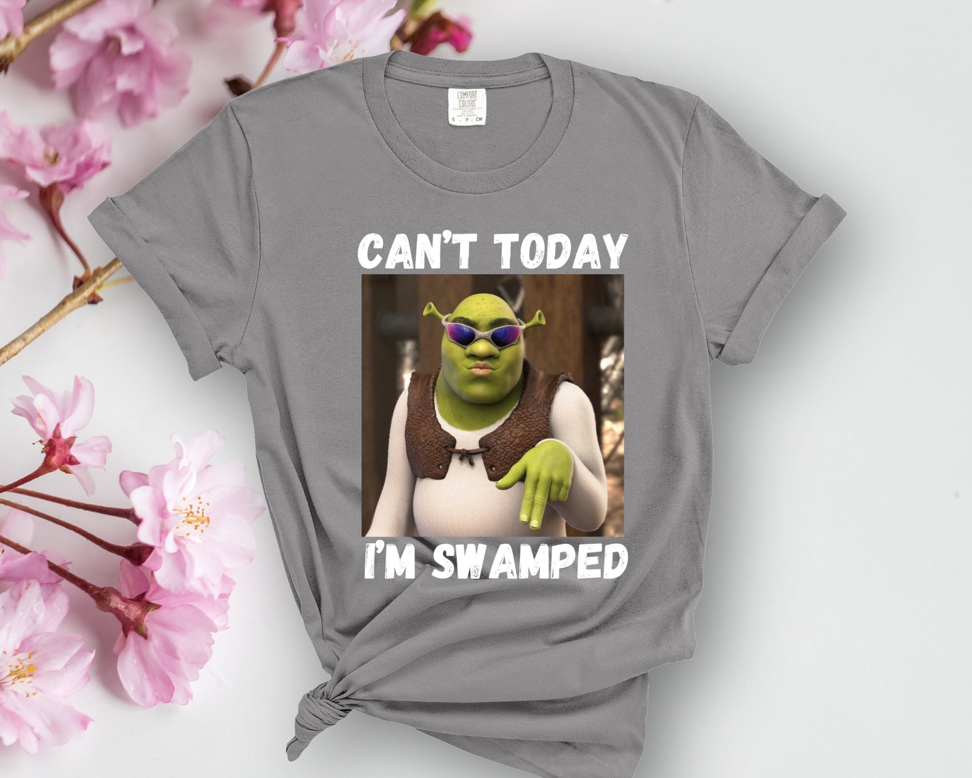 Vintage Can't Today I'm Swamped Shirt, Shrek Shirt, Funny Shrek ...