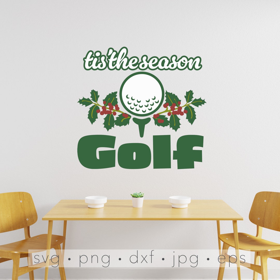 Golf Svg, Golf Png, Christmas Golf Svg for Silhouette and Cricut Svg ...