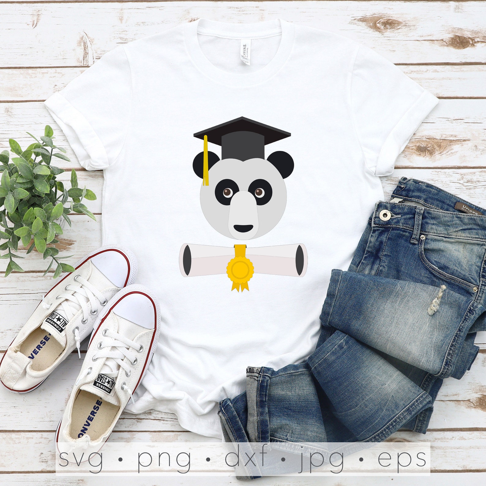 Graduation Svg Panda, Panda, Graduation Svg 2024, Graduation Cap Svg ...