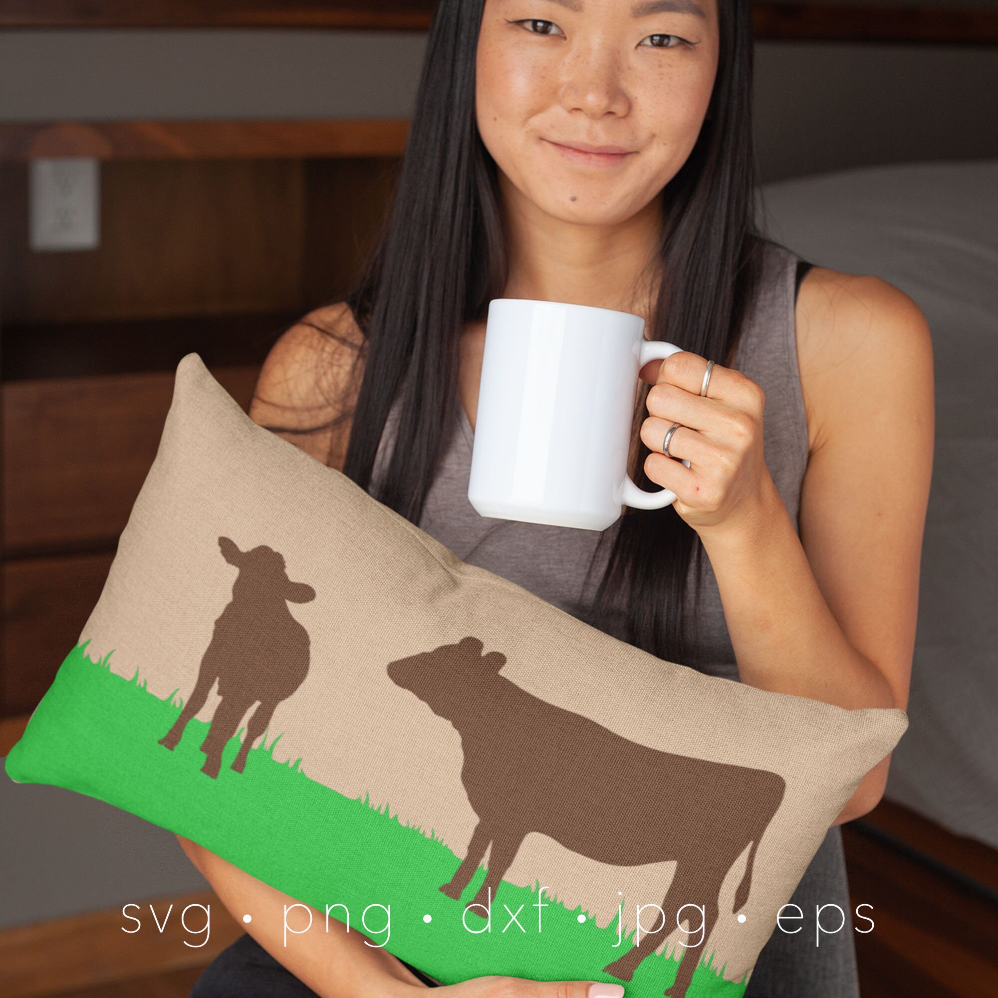 Cow Calf Svg Cut File, Farm Animals Svg, Cow Clip Art, Cow Png, Cow ...