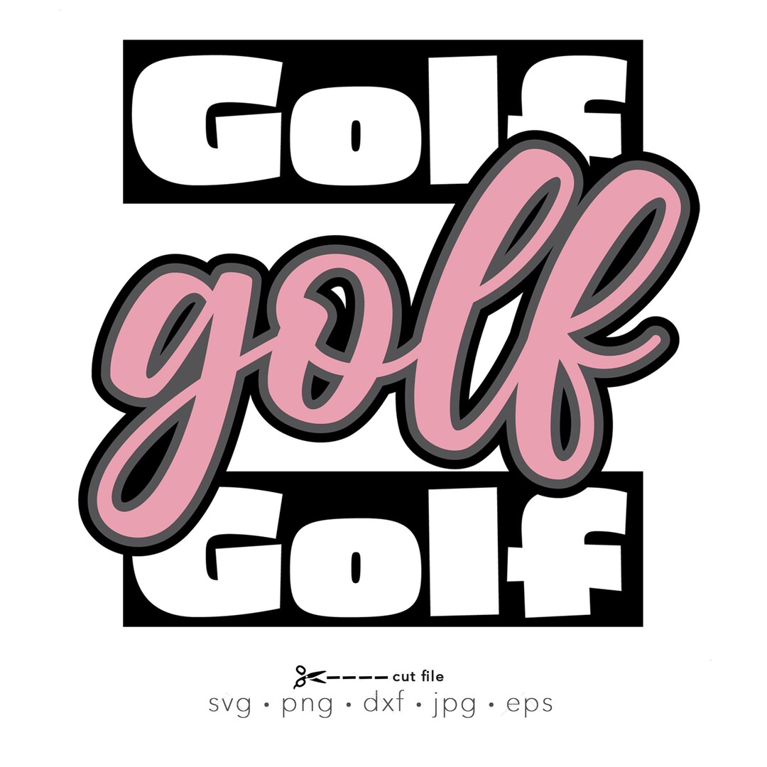 Golf Svg, Golf Png, Golf Script Svg for Silhouette and Cricut Svg ...